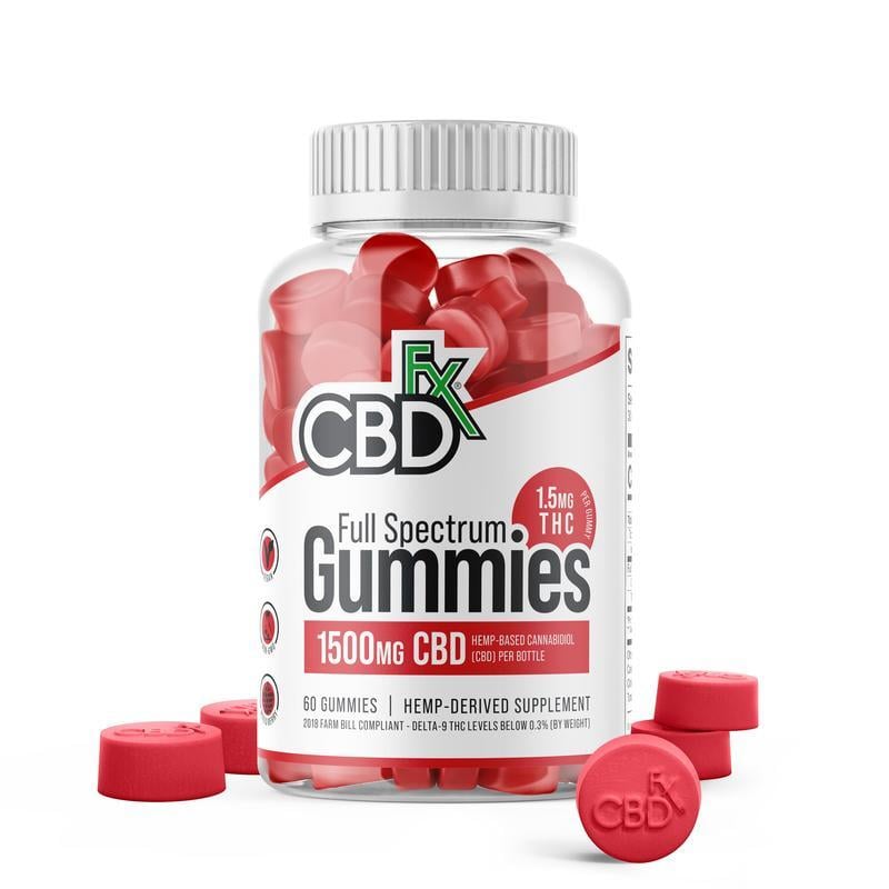 Full Spectrum CBD Gummies - Mixed Berry - CBDfx.com