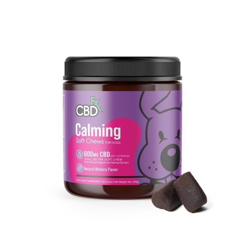 CBD Dog Treats: Calming Chews 600mg - CBDfx.com