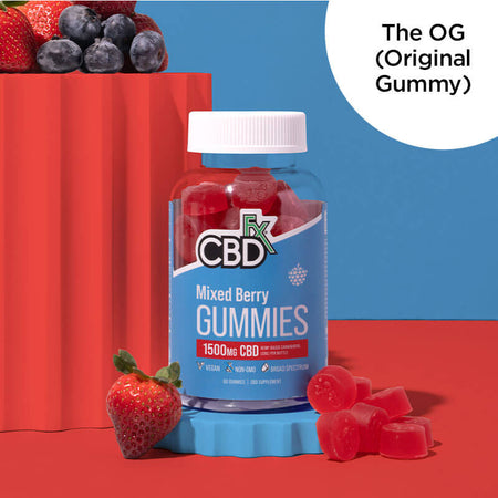 Broad Spectrum CBD Gummies - Original Mixed Berry | CBDfx